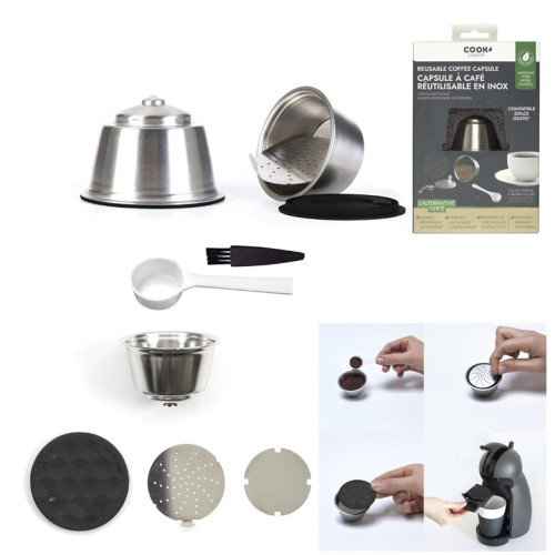 DOLCE GUSTO® - Capsule en inox réutilisable